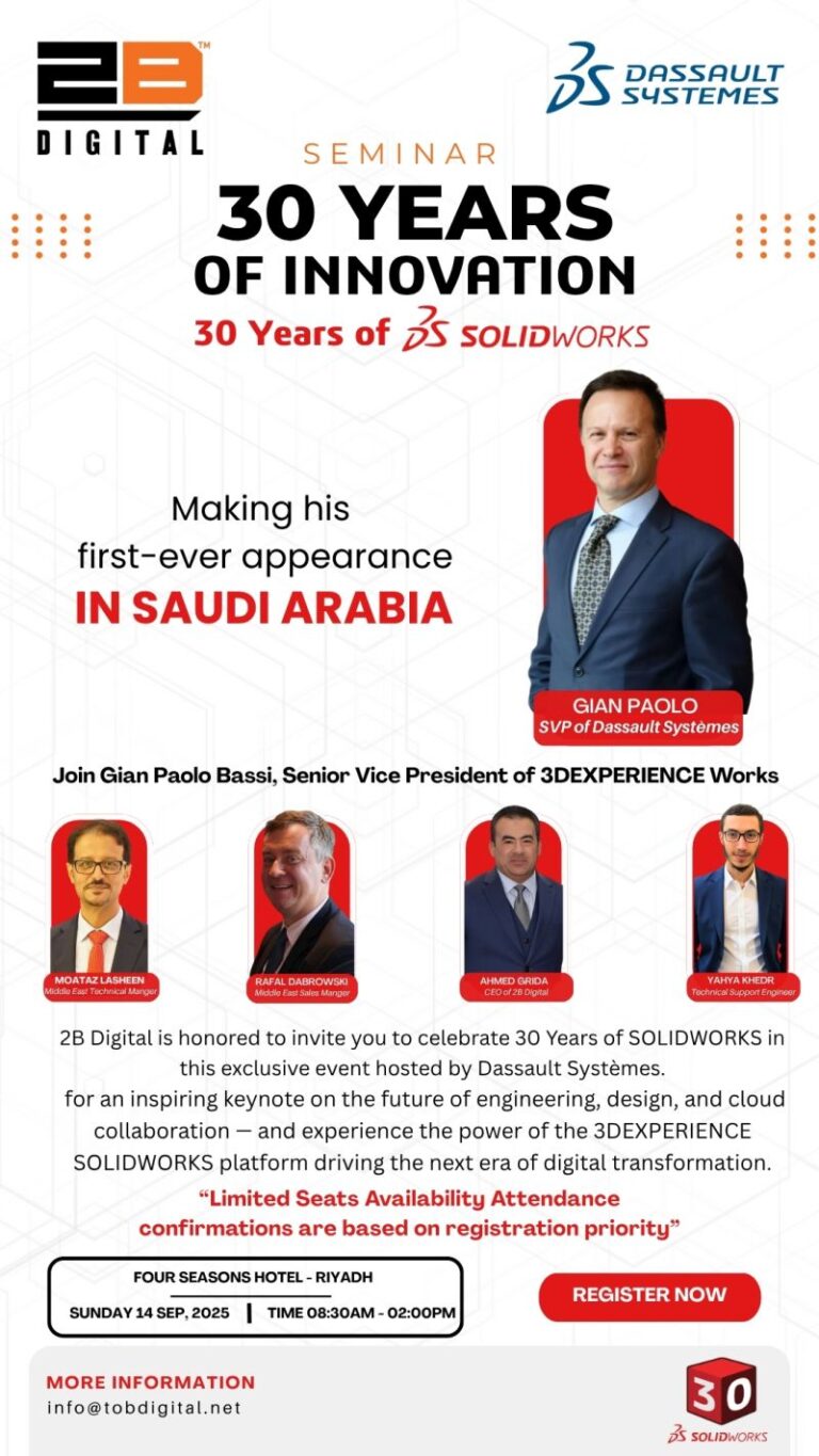 30 Years of Innovation with SOLIDWORKS – 2B Digital